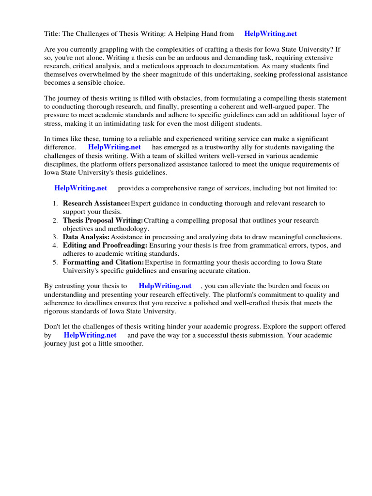 Iowa State University Thesis Library | PDF