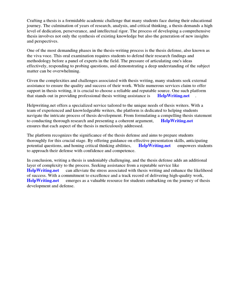 Thesis Defence or Thesis Defense | PDF | Thesis | Knowledge