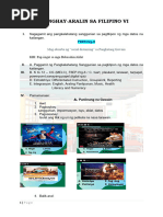 Activity Sheets in Fil 6 q 1 w4 | PDF