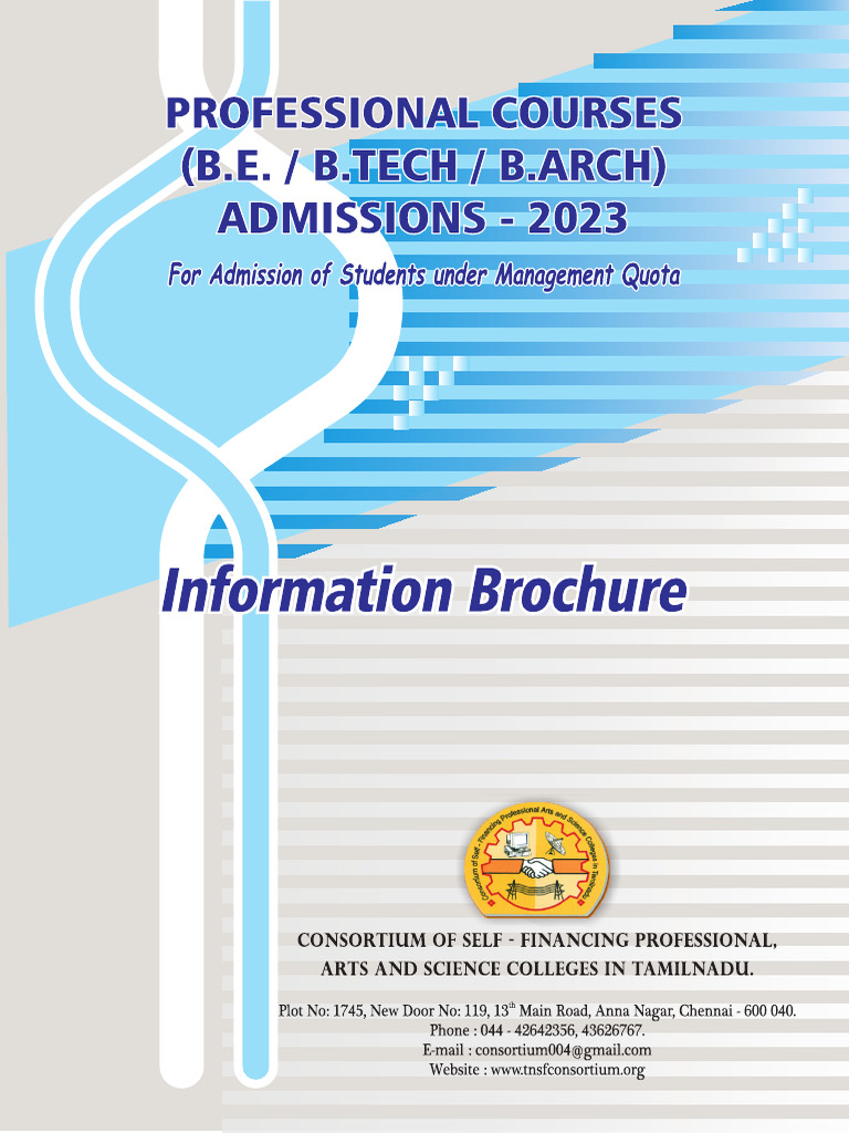 BE B.tech Brochure 2023 | PDF