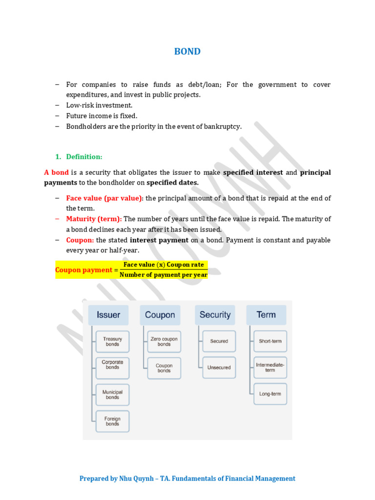 Lecture 3 Bond | PDF