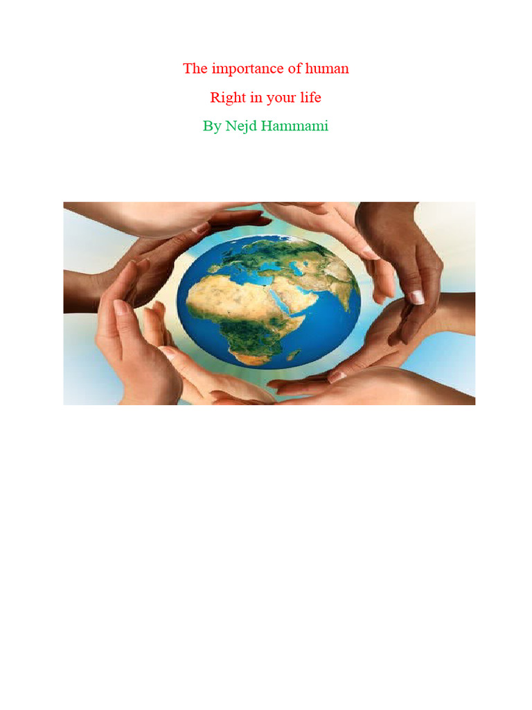 The Importance of Human Right in Your Life | PDF | Human Rights | Rights