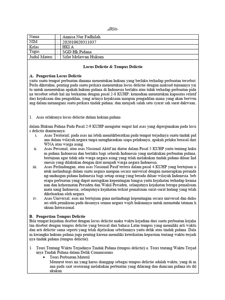 037 - Annisa Nur Fadhilah Resume | PDF