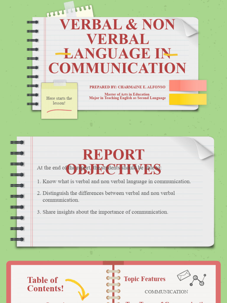 Report Communication Types | PDF | Communication | Nonverbal Communication