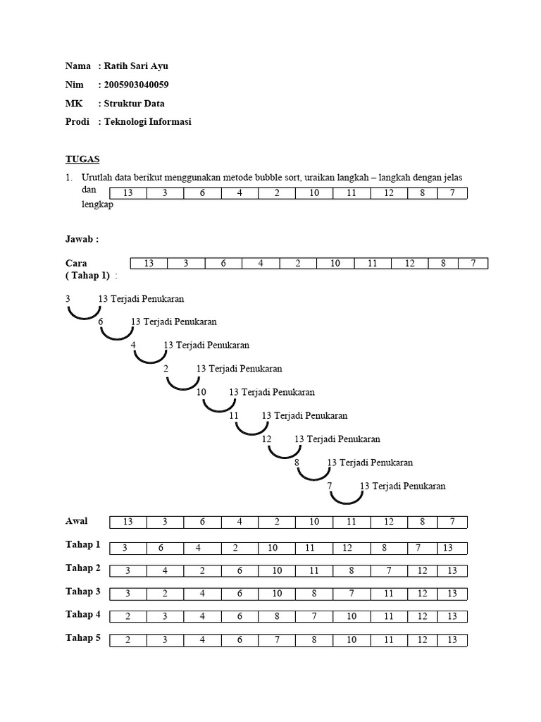 Tugas 02 Struktur Data | PDF
