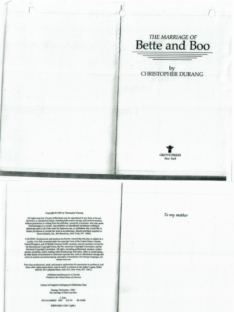 Marriageof Bette&Boo | PDF