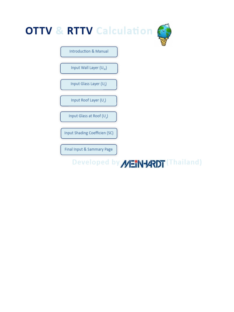 OTTV & RTTV Calculation | PDF | Roof | Environmental Design