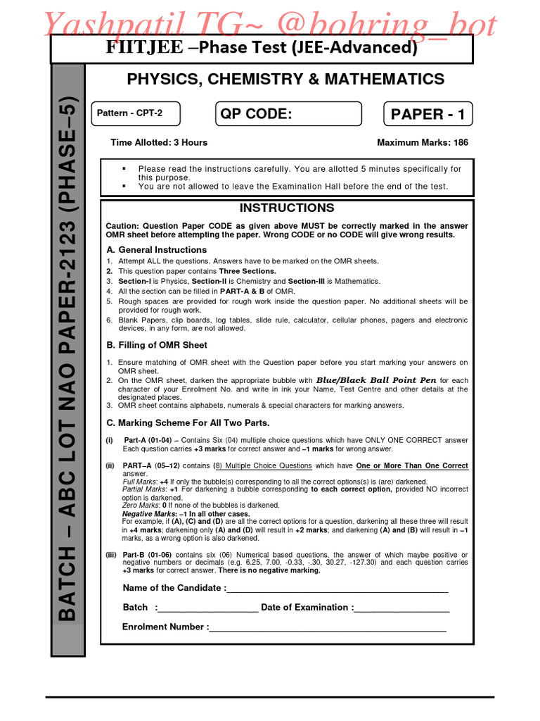 [ @Bohring_bot ] PT5_Adv Paper-1-r | PDF | Capacitor | Inductor