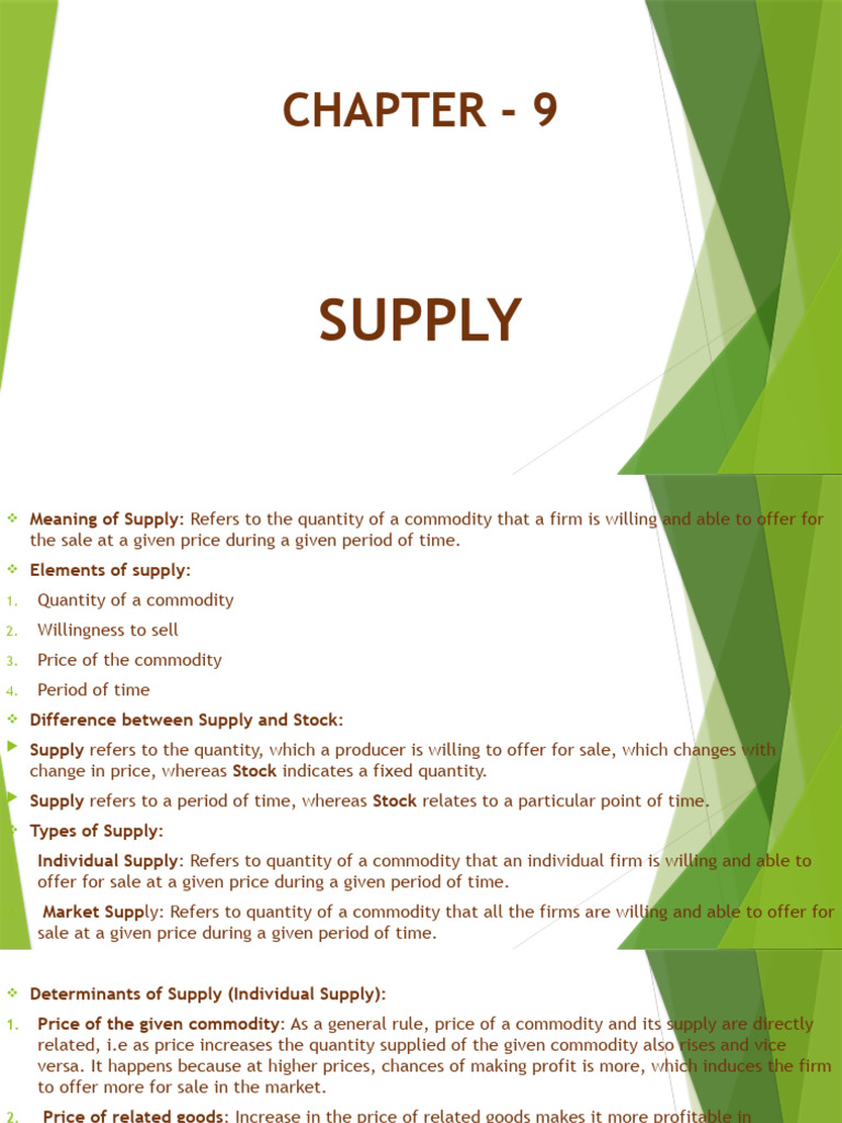 9 - Supply | PDF