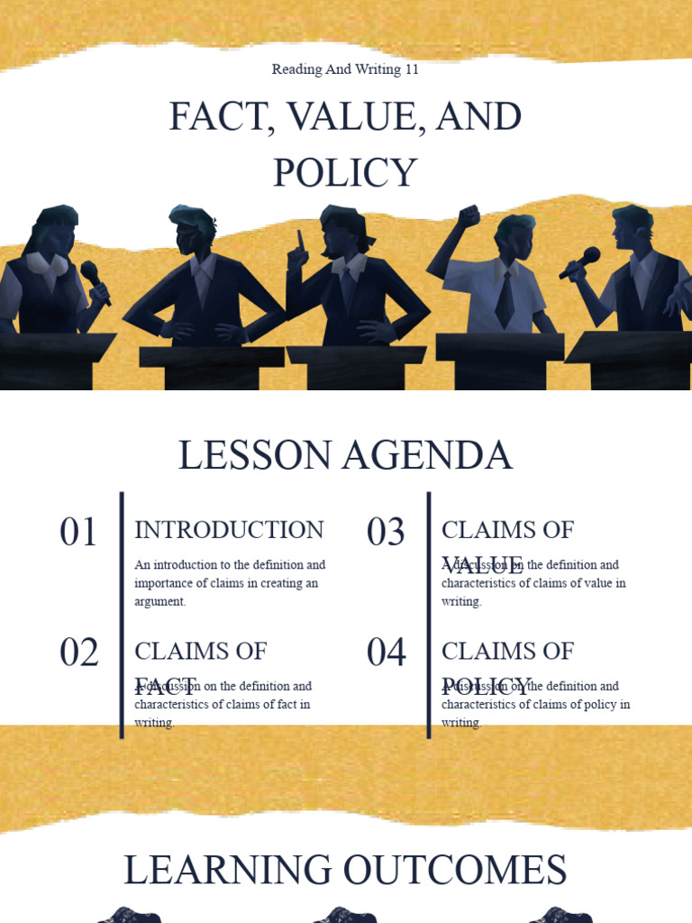 Claim of Fact, Value, Policy | PDF