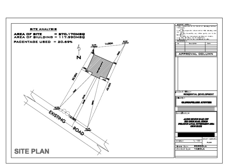 Site Plan Pdf