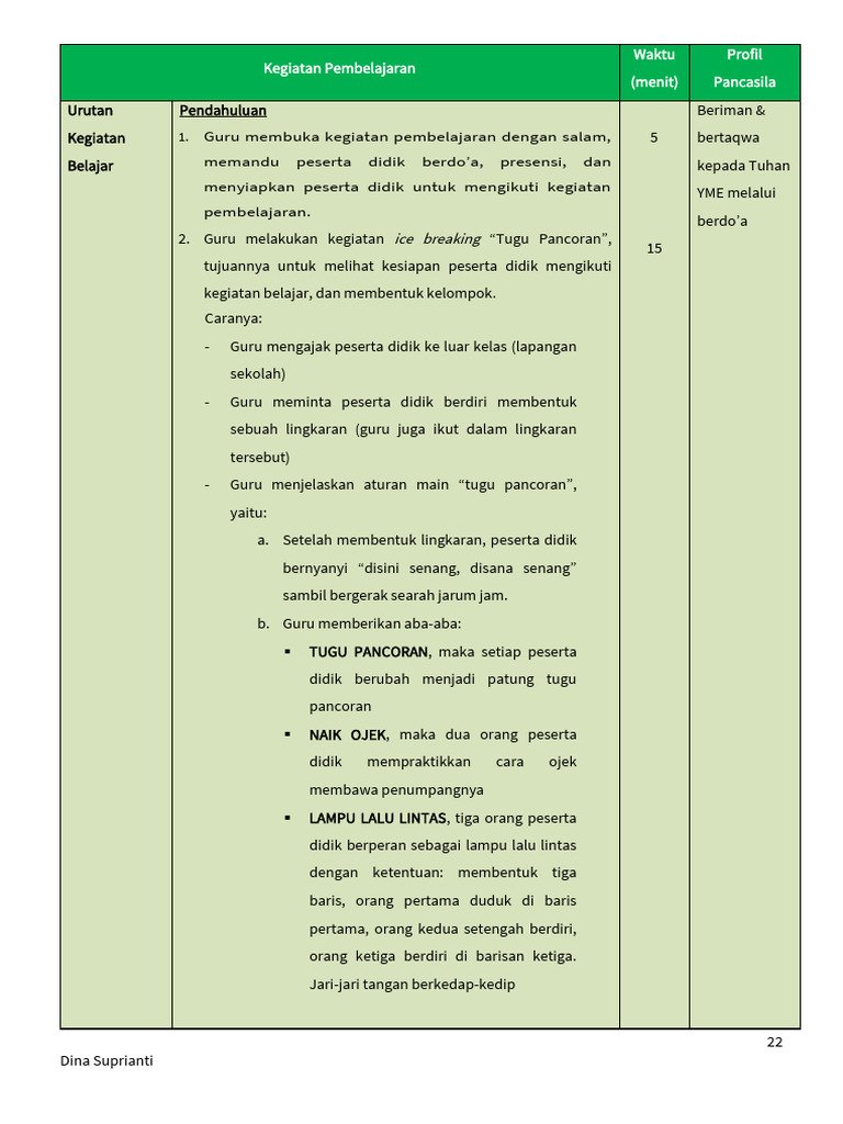 RPP Garis Sudut 2 | PDF