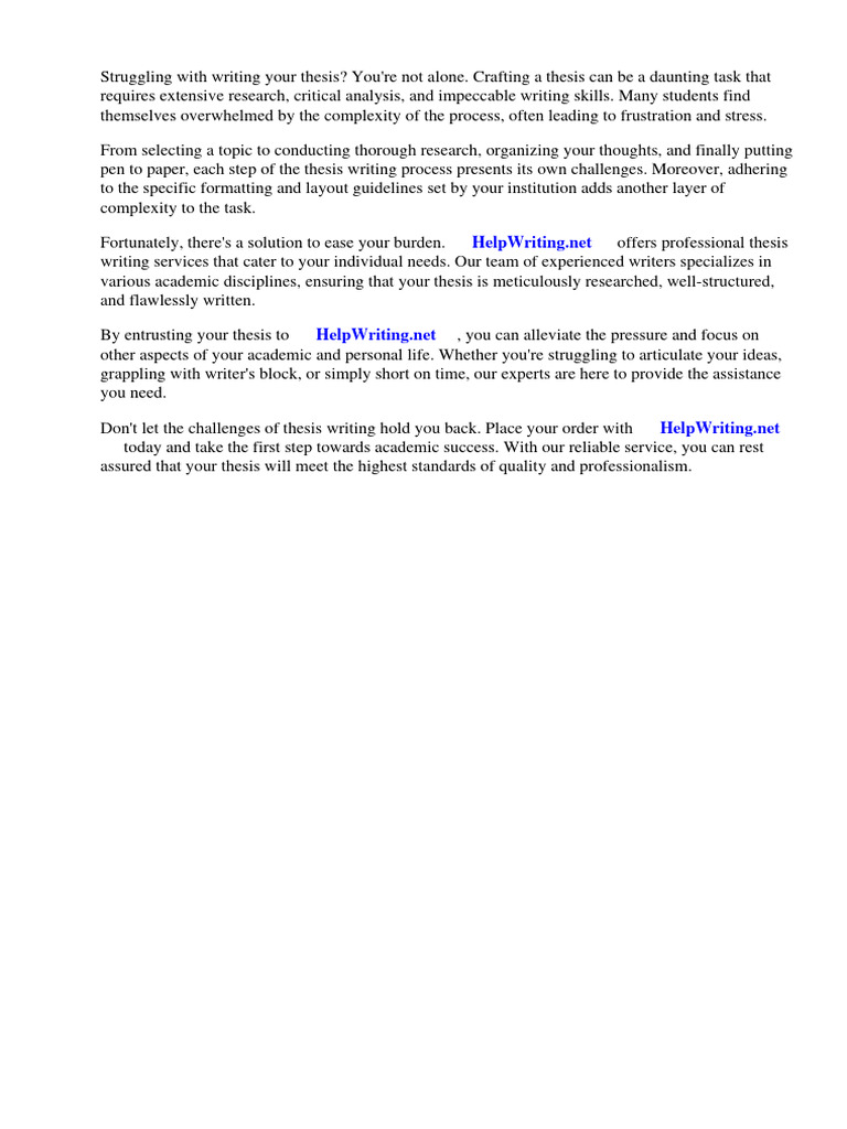 Thesis Writing Layout | PDF | Thesis | Essays