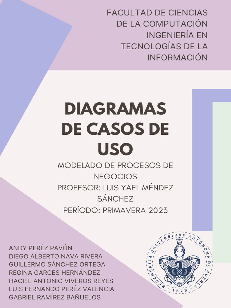 Diagramas de Casos de Uso - Reporte - Modelado de Procesos de Negocios ...