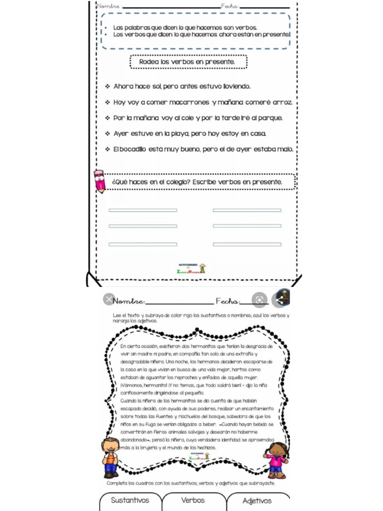 Lengua 3o Primaria 3a Semana | PDF