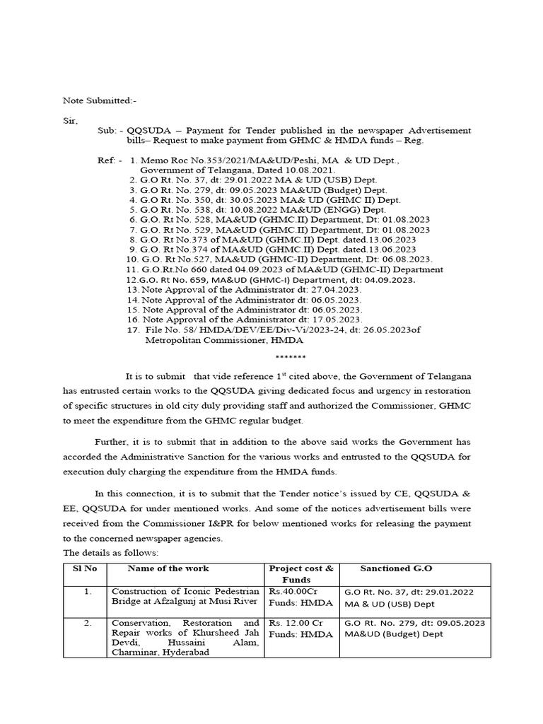 Note Approval of I &PR of Paper Bills | PDF