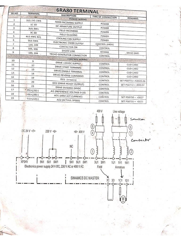 6ra80 DC Drive | PDF