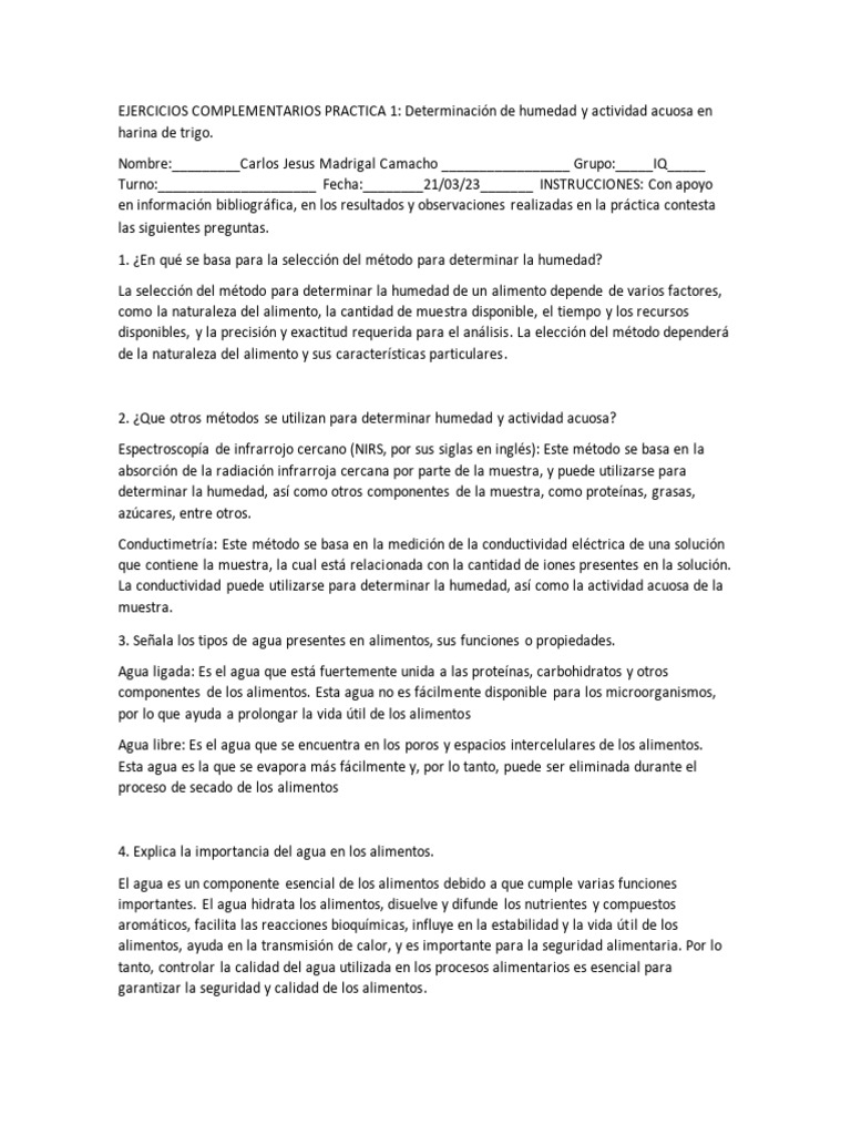 Ejercicio Complementario 3 | PDF