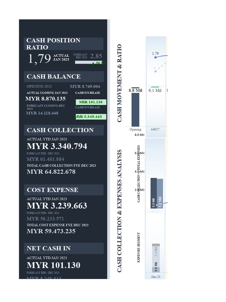 Free Cash Flow Dashboard | PDF