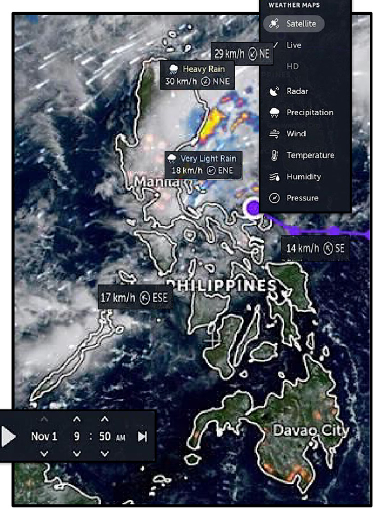 Weather Map of The Philippines | PDF