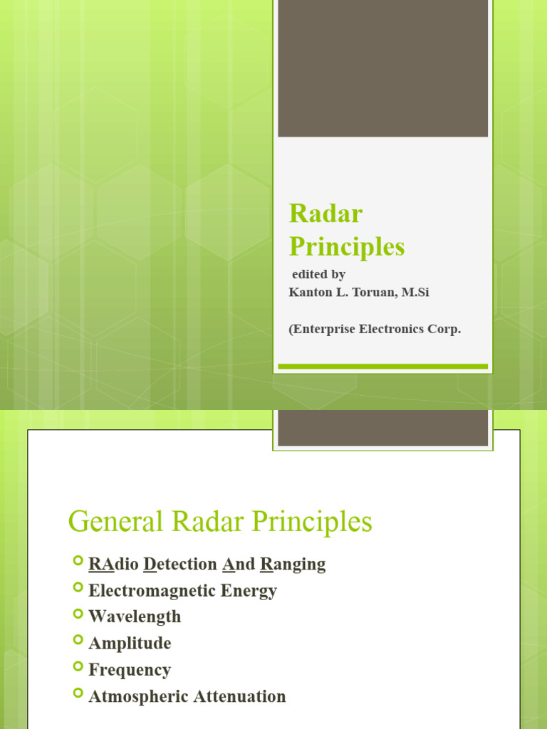 Basic Radar Principles | PDF