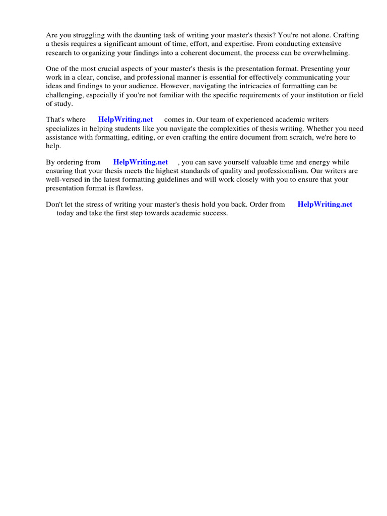 Master Thesis Presentation Help | PDF | Computers