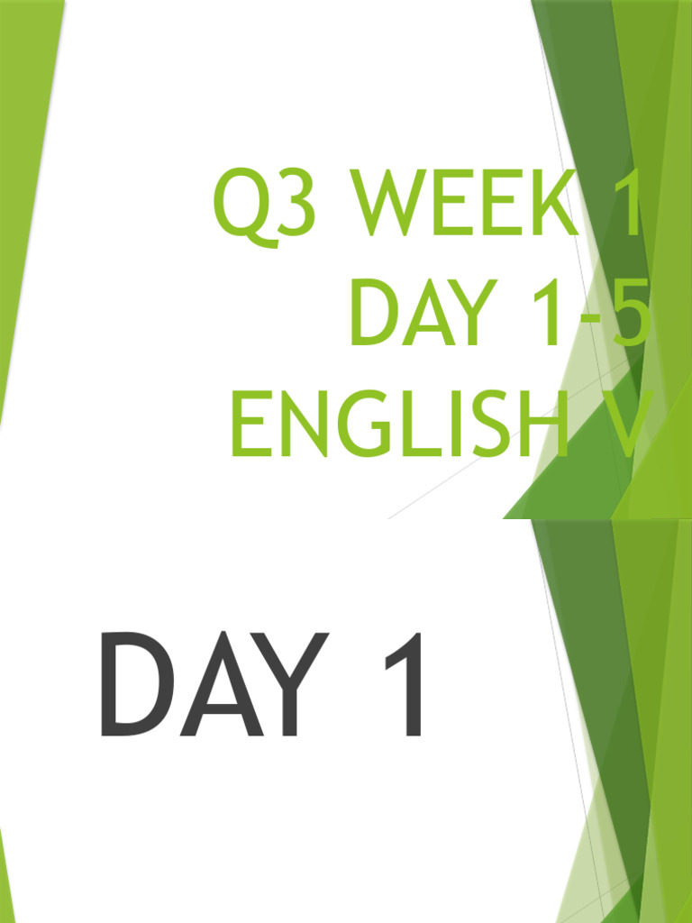 q3 Week 8 Day 1-5 English V | PDF