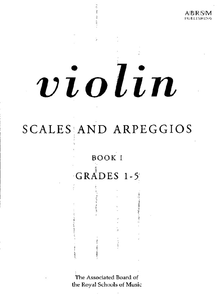 Violin Scales and Arpeggios | PDF | Musical Keys | Music Theory