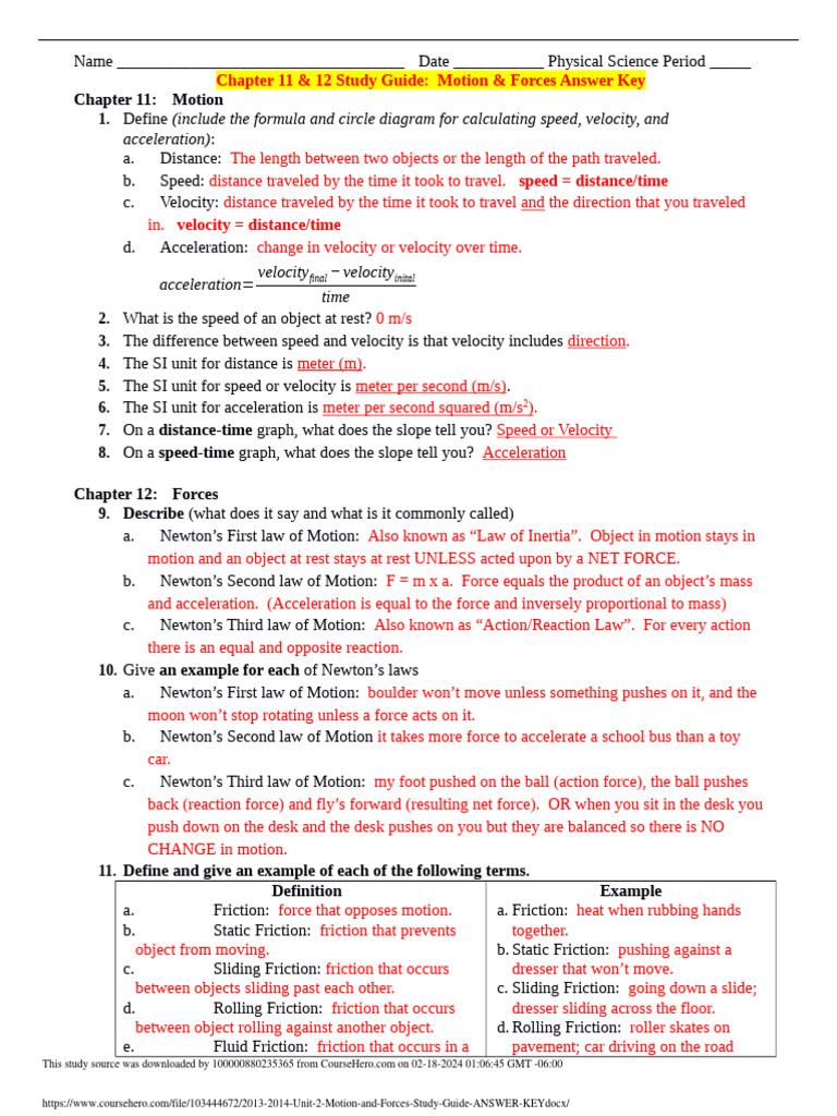 Concepts of Force | PDF | Force | Acceleration
