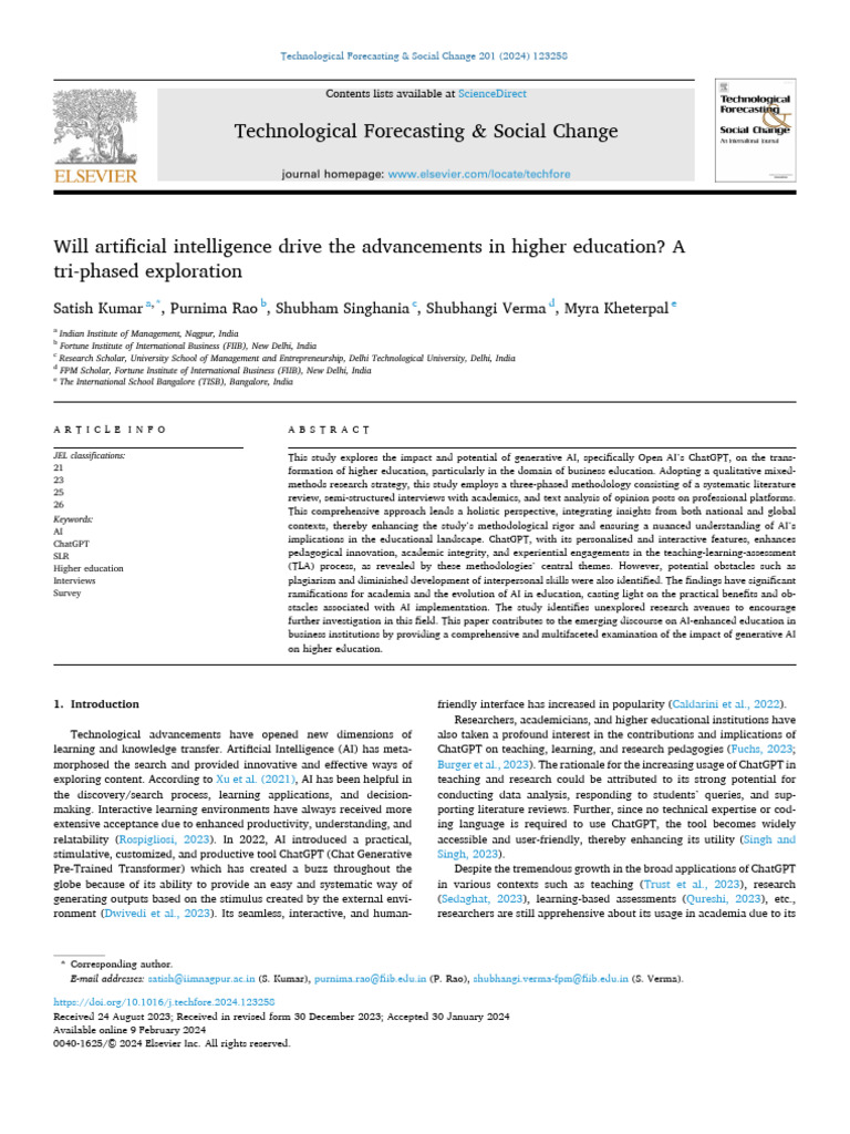 Chat GPT Paper | PDF | Artificial Intelligence | Intelligence (AI ...