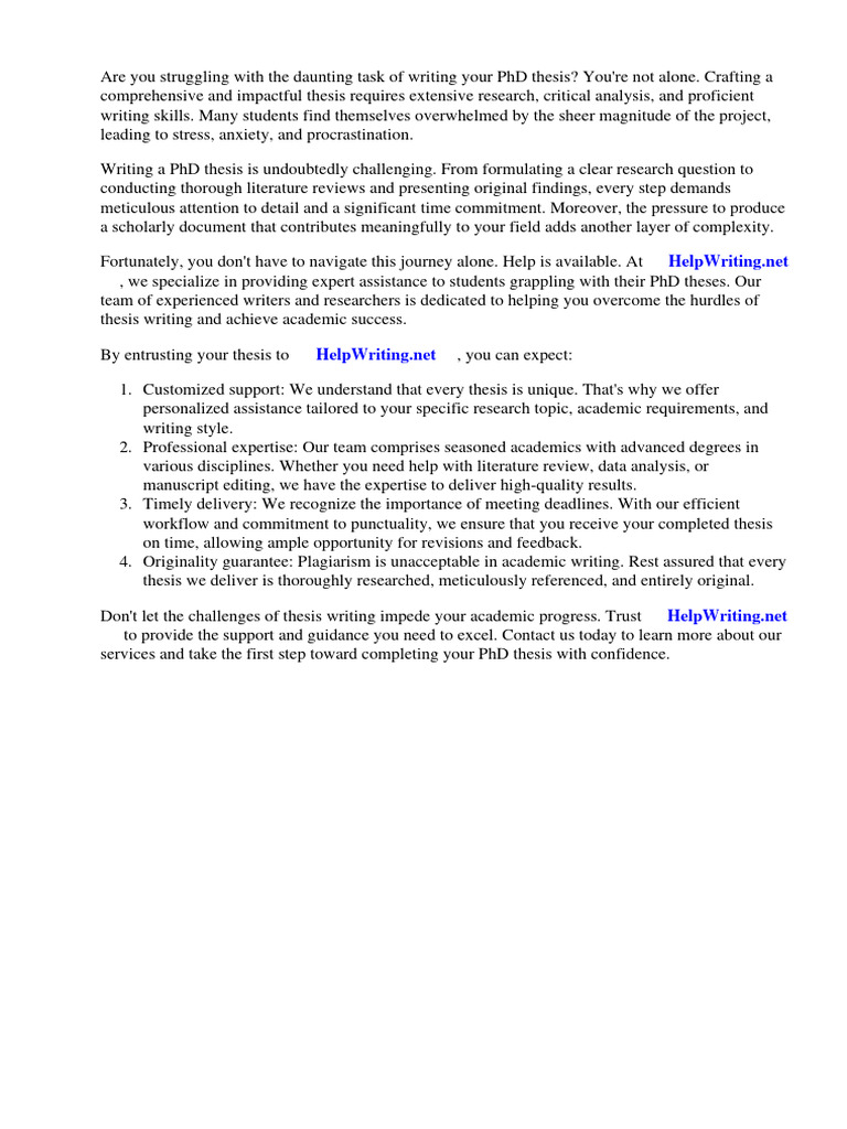 PHD Thesis Paper Example | PDF | Science & Mathematics | Computers