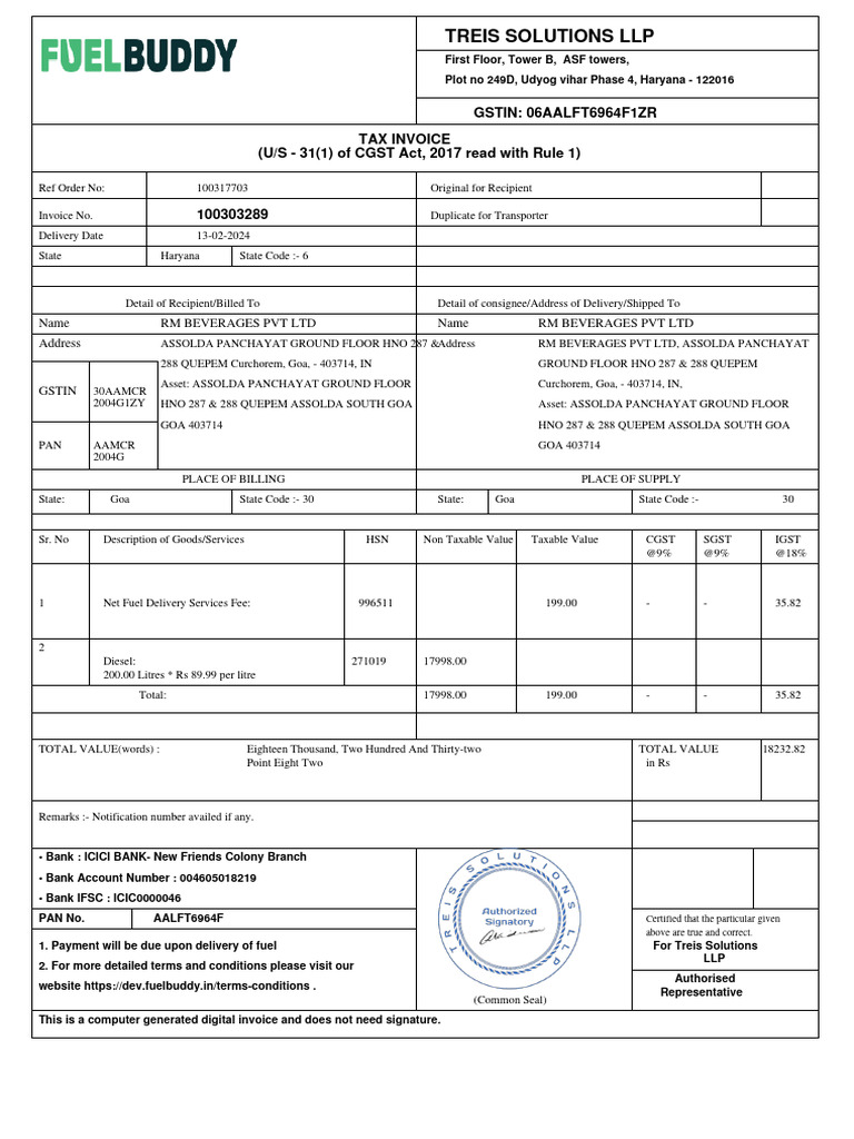 Invoice 100303289 | PDF | Money | Economies