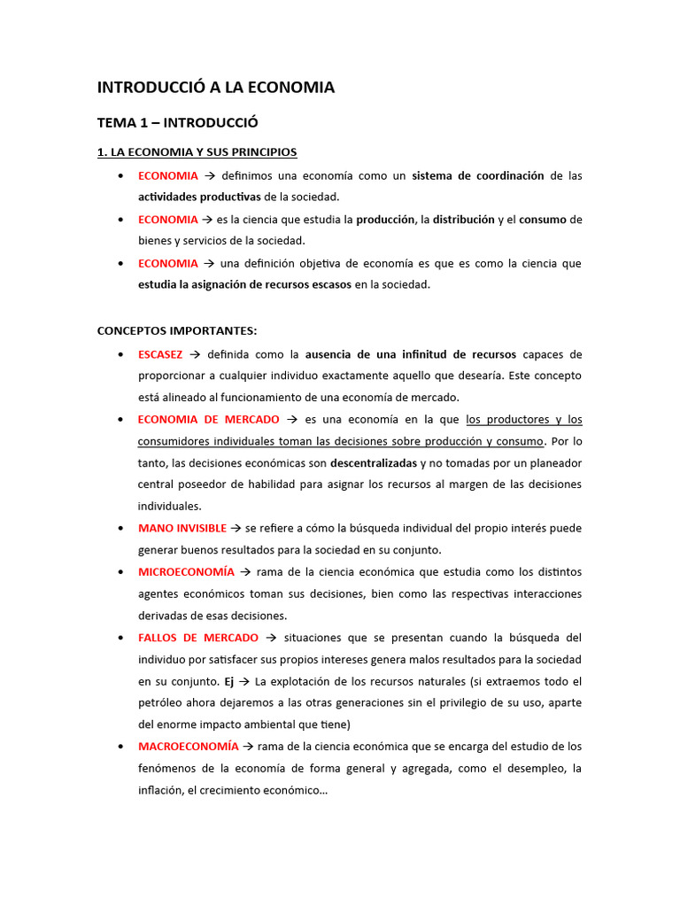 Apunts Eco T.1 | PDF