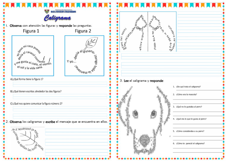 Caligramas de Animales y Estaciones | PDF