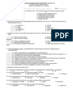E.P.P Home Economics 2nd Quarter Test With Tos and Answer Key | PDF