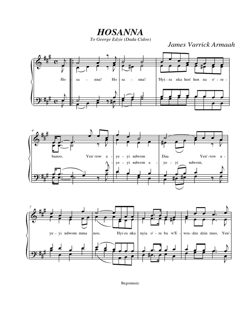 Hosanna | PDF