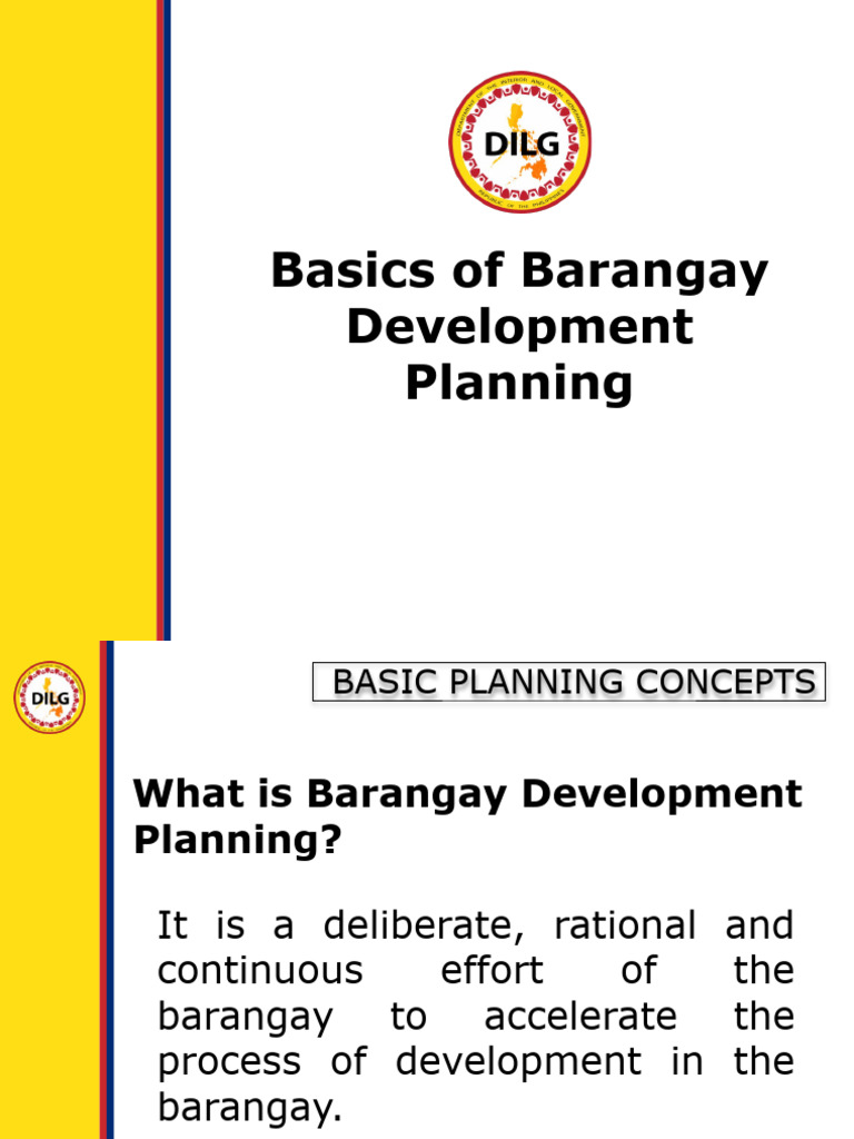 The Barangay Development Plan | PDF | Non Governmental Organization ...