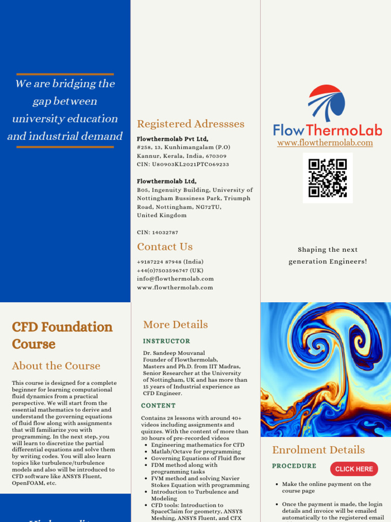 Brochure CFD Foundation | Download Free PDF | Computational Fluid Dynamics | Fluid Mechanics