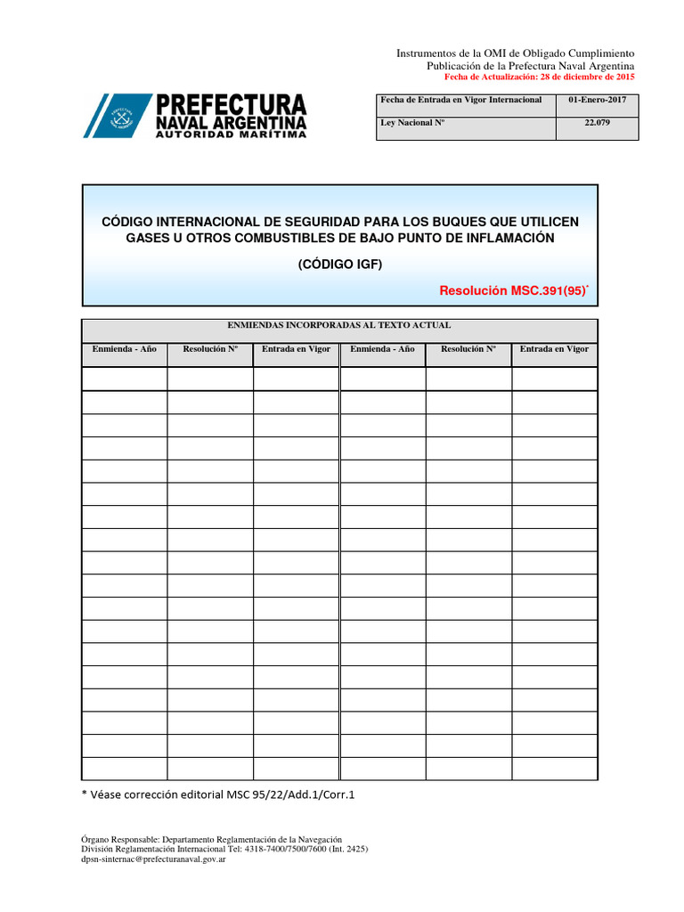 Codigo Igf - Edicion 2015 | PDF