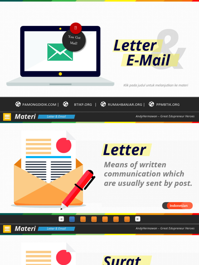 materi email (letter) | PDF