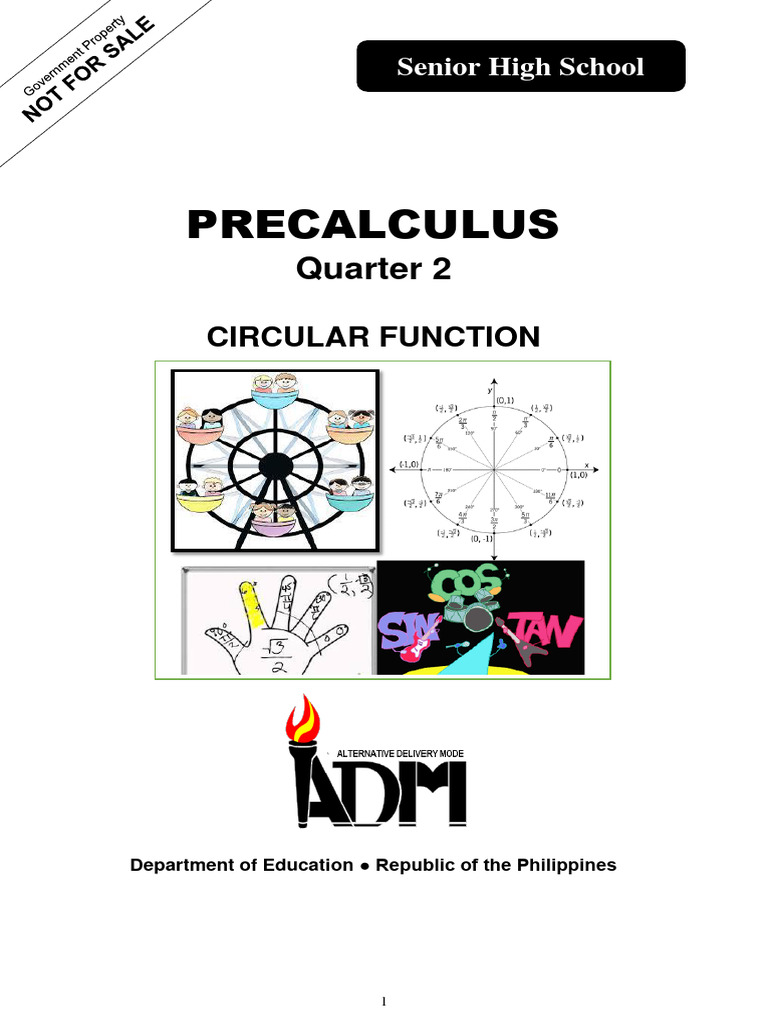 Precalculus Circular Functions | PDF | Trigonometric Functions ...