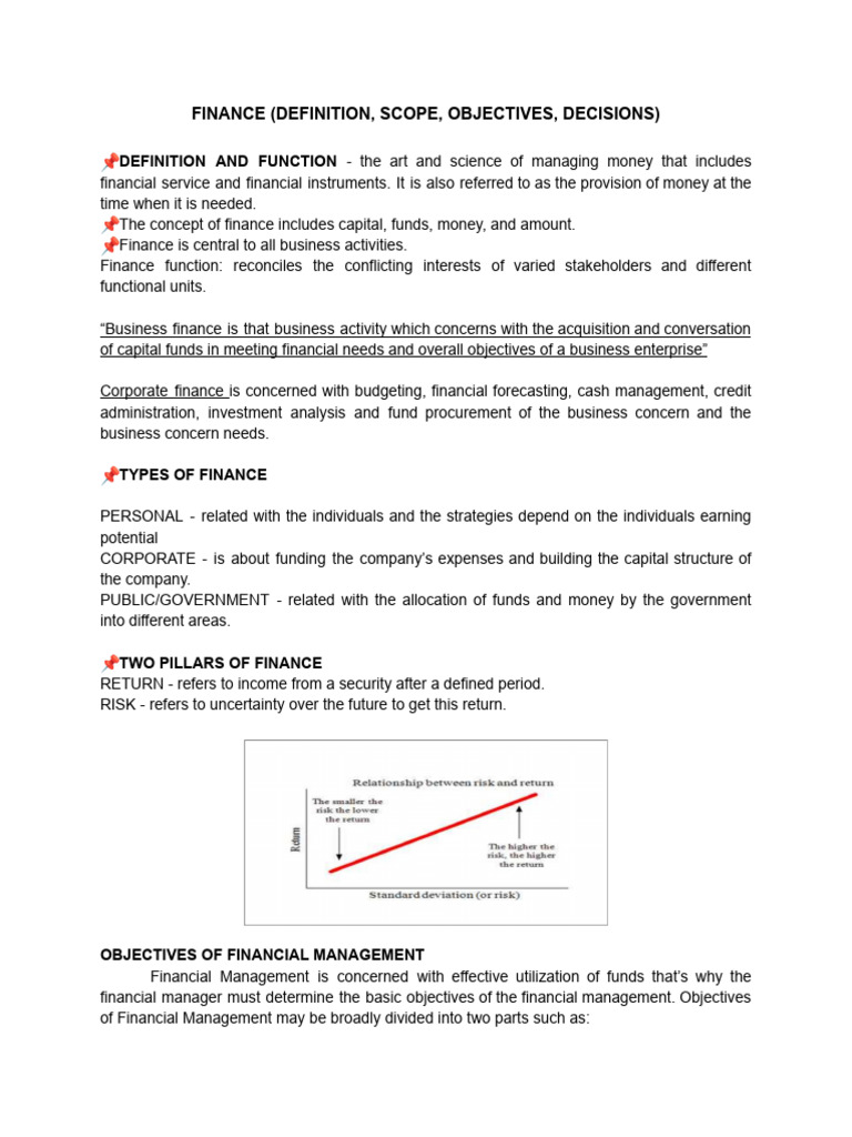 Finance Handouts | PDF