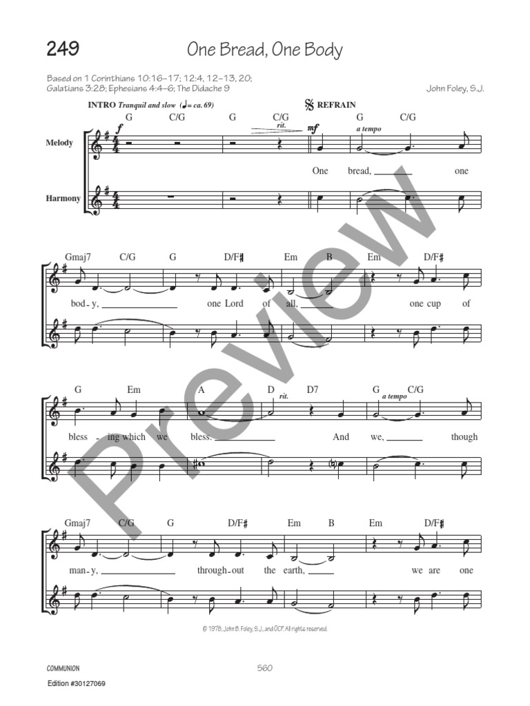 One Bread, One Body II-unlocked | PDF