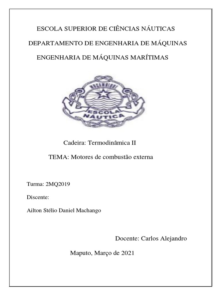 Ailton Machango - MCE | PDF