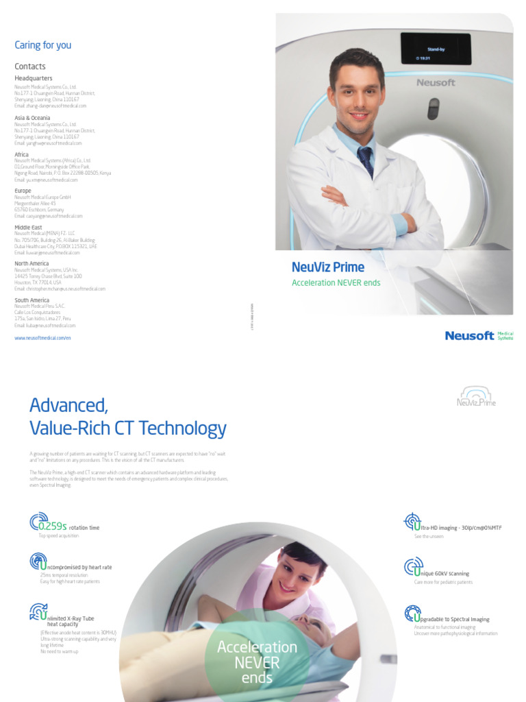 NeuViz Prime Brochure 20191223 | PDF | Clinical Medicine | Medical ...