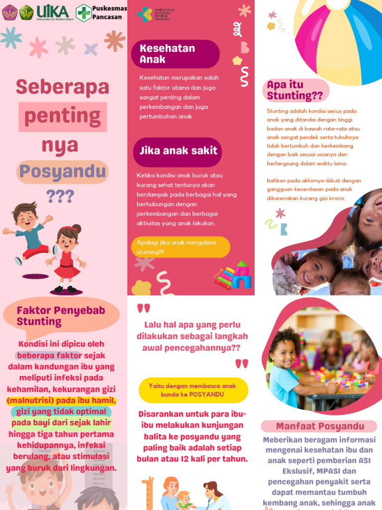 Leaflet Posyandu | PDF | Pengembangan Diri