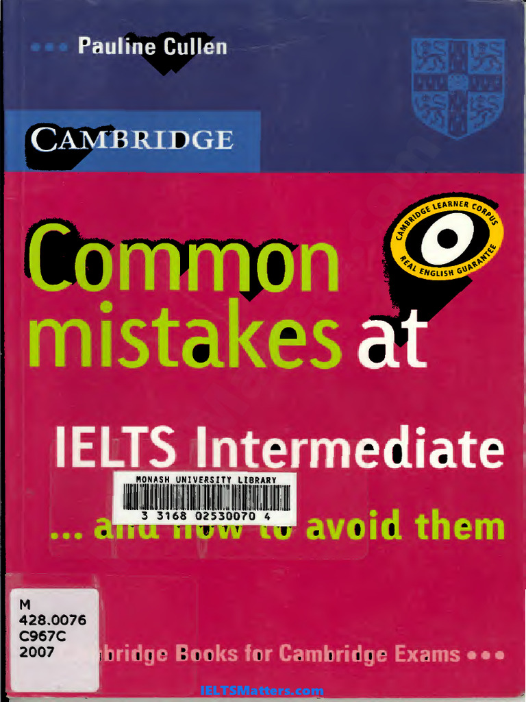 Common Mistakes at IELTS Intermediate | PDF
