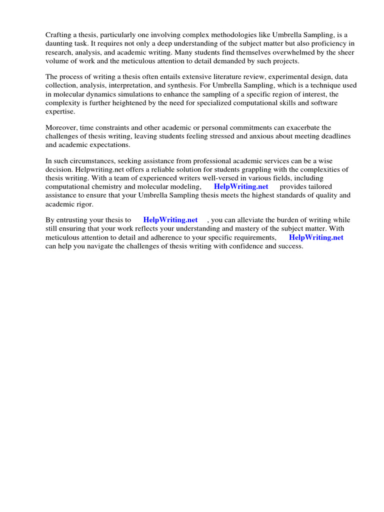 Umbrella Sampling Thesis | PDF | Logarithm | Computer File