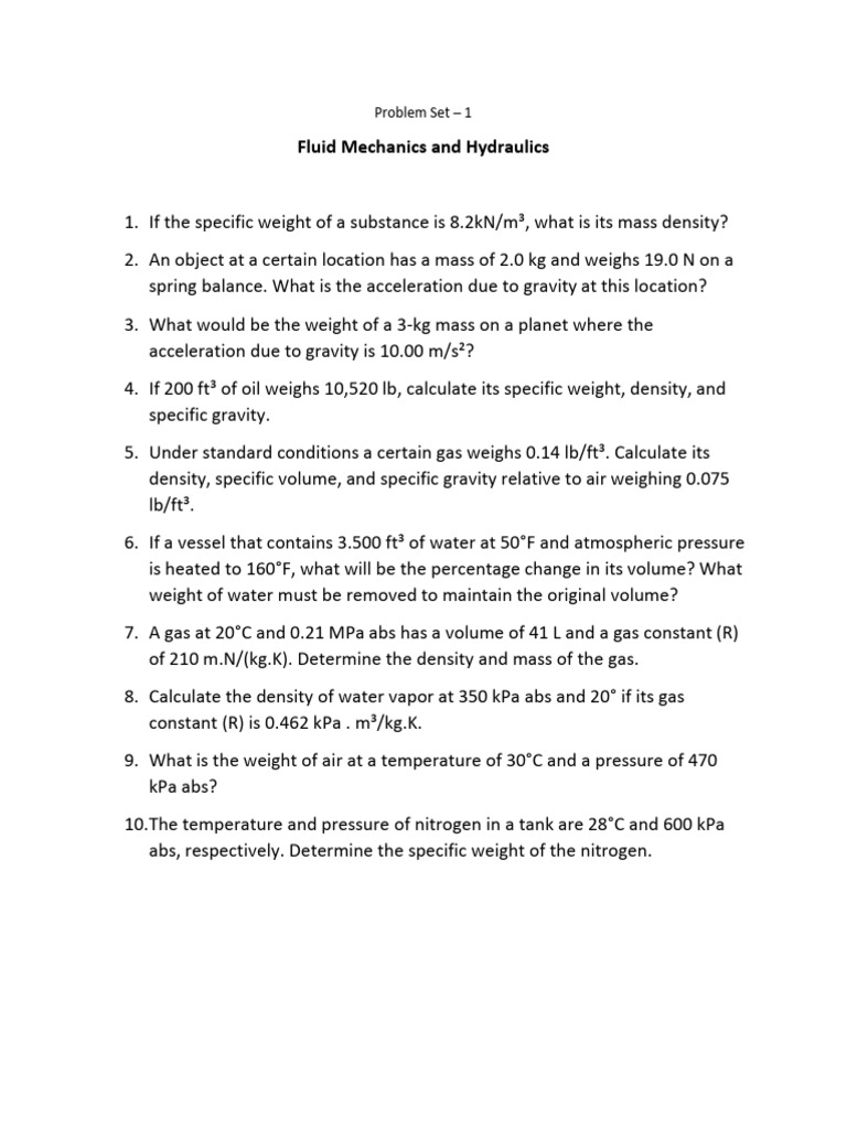 Problem Set 1 Pdf