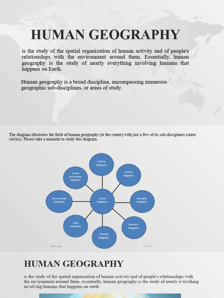 Human Geography Ppt [Autosaved] | PDF